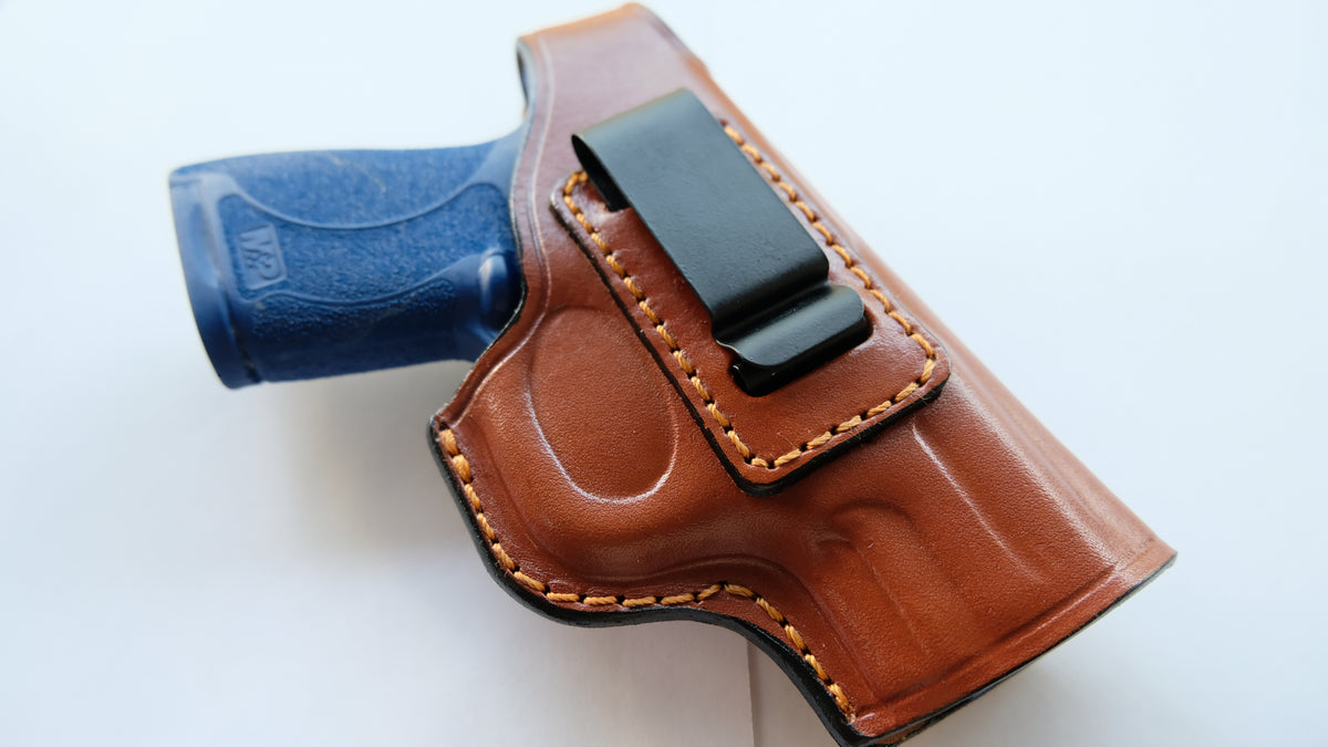 Leather IWB Holster For Smith and Wesson M&P9 Shield – cal38